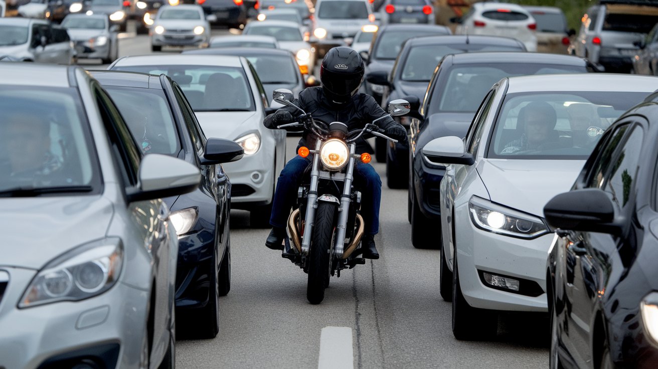 L'année commence bien pour les motards avec l'interfile légalisé, y ...